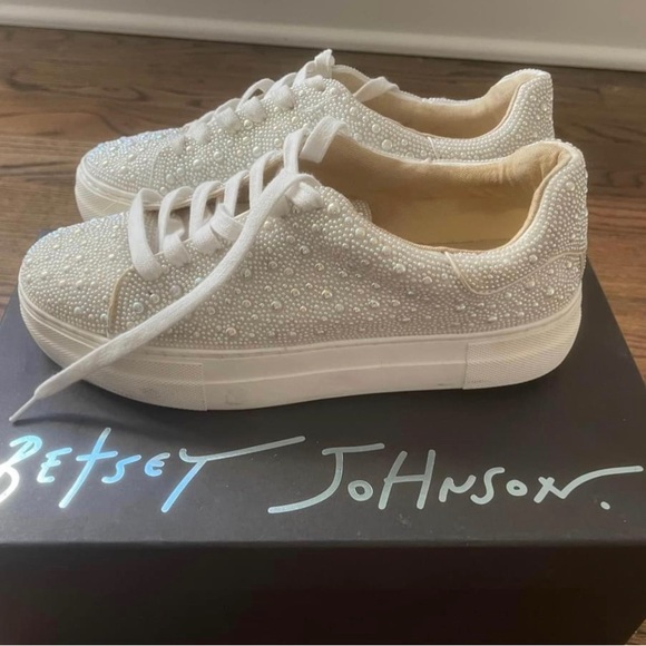 Betsey Johnson Pearl Sneakers